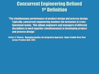 Concurrent Engineering Ppt