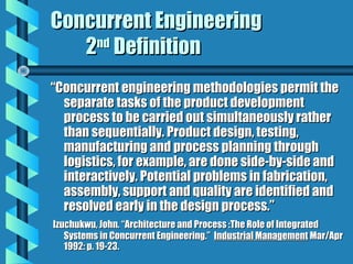 Concurrent Engineering | PPT