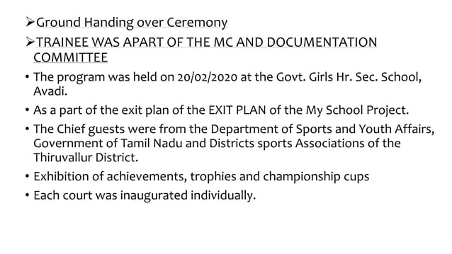 MSW Concurrent fieldwork HCL FOUNDATION | PPT