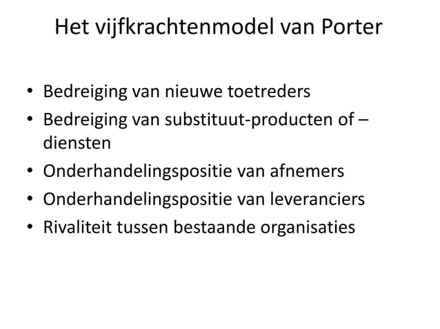 Concurrentieanalyse | PPTX