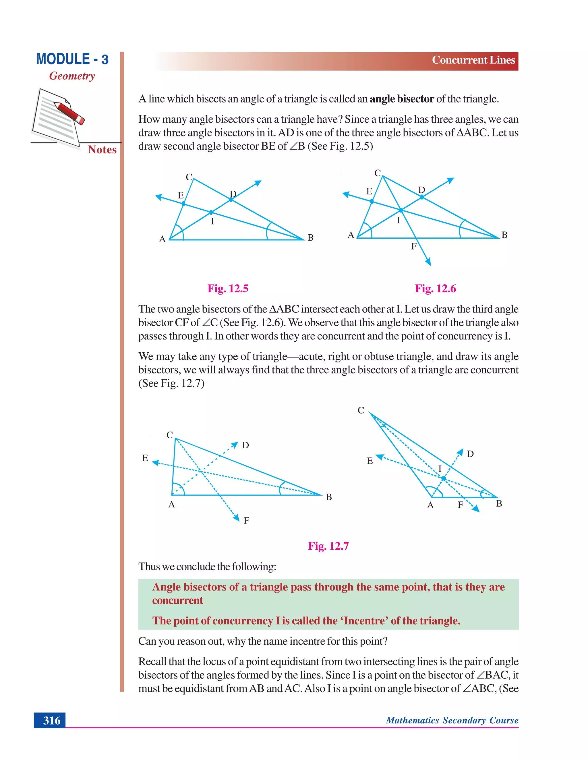 Concurrent lines -GEOMETRY | PDF