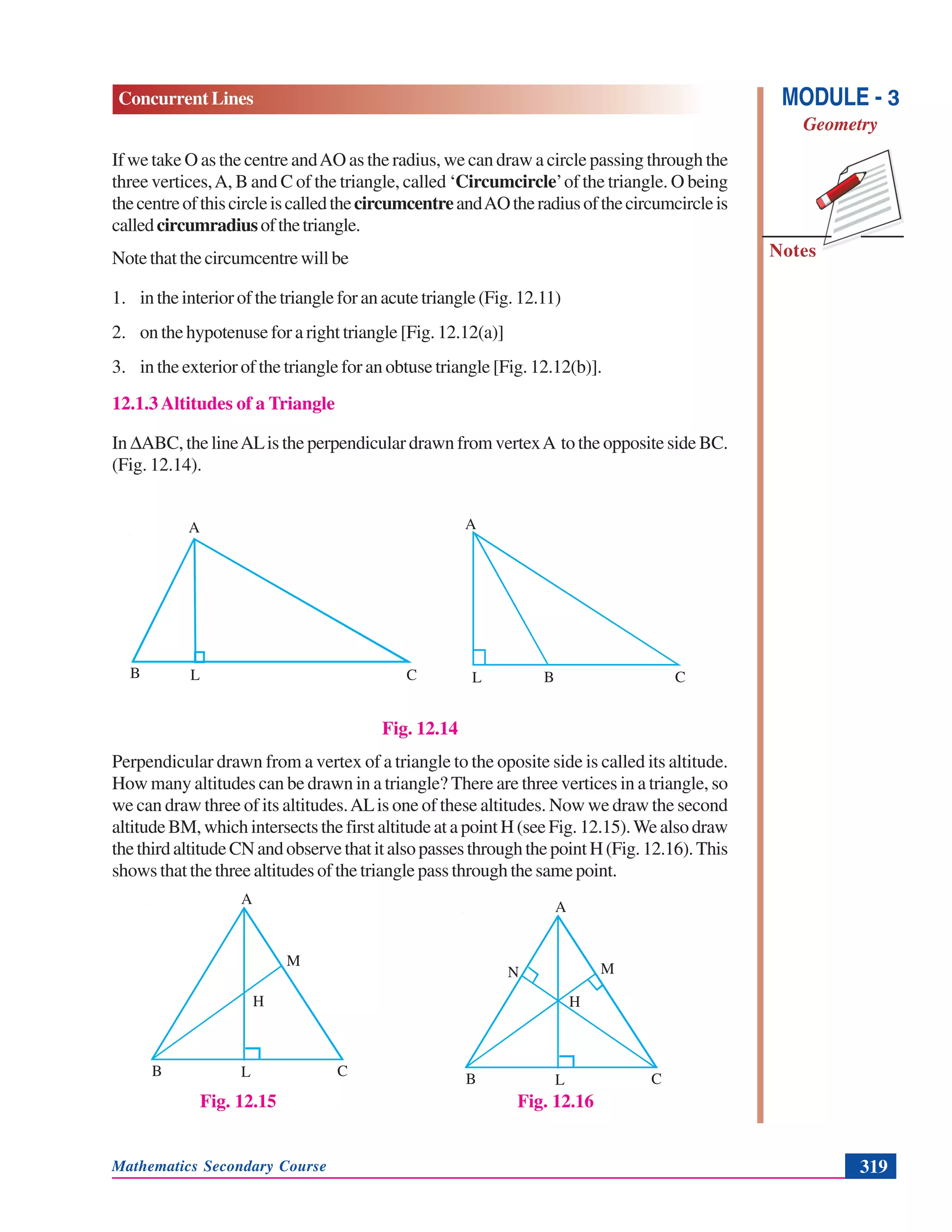 Concurrent lines -GEOMETRY | PDF