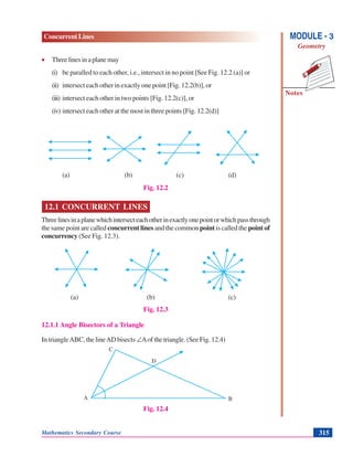 Concurrent lines -GEOMETRY | PDF