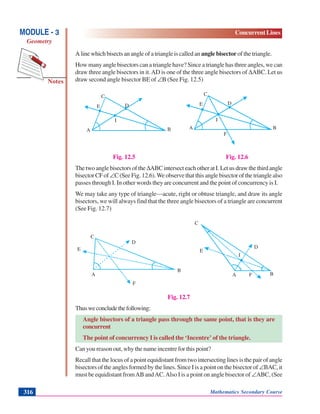 Concurrent lines -GEOMETRY | PDF