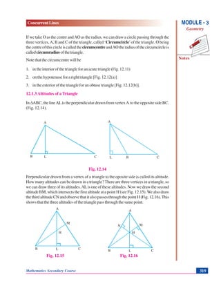 Concurrent lines -GEOMETRY | PDF