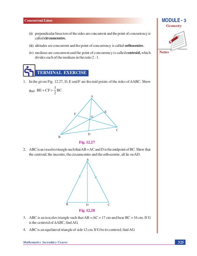 Concurrent Lines Geometry