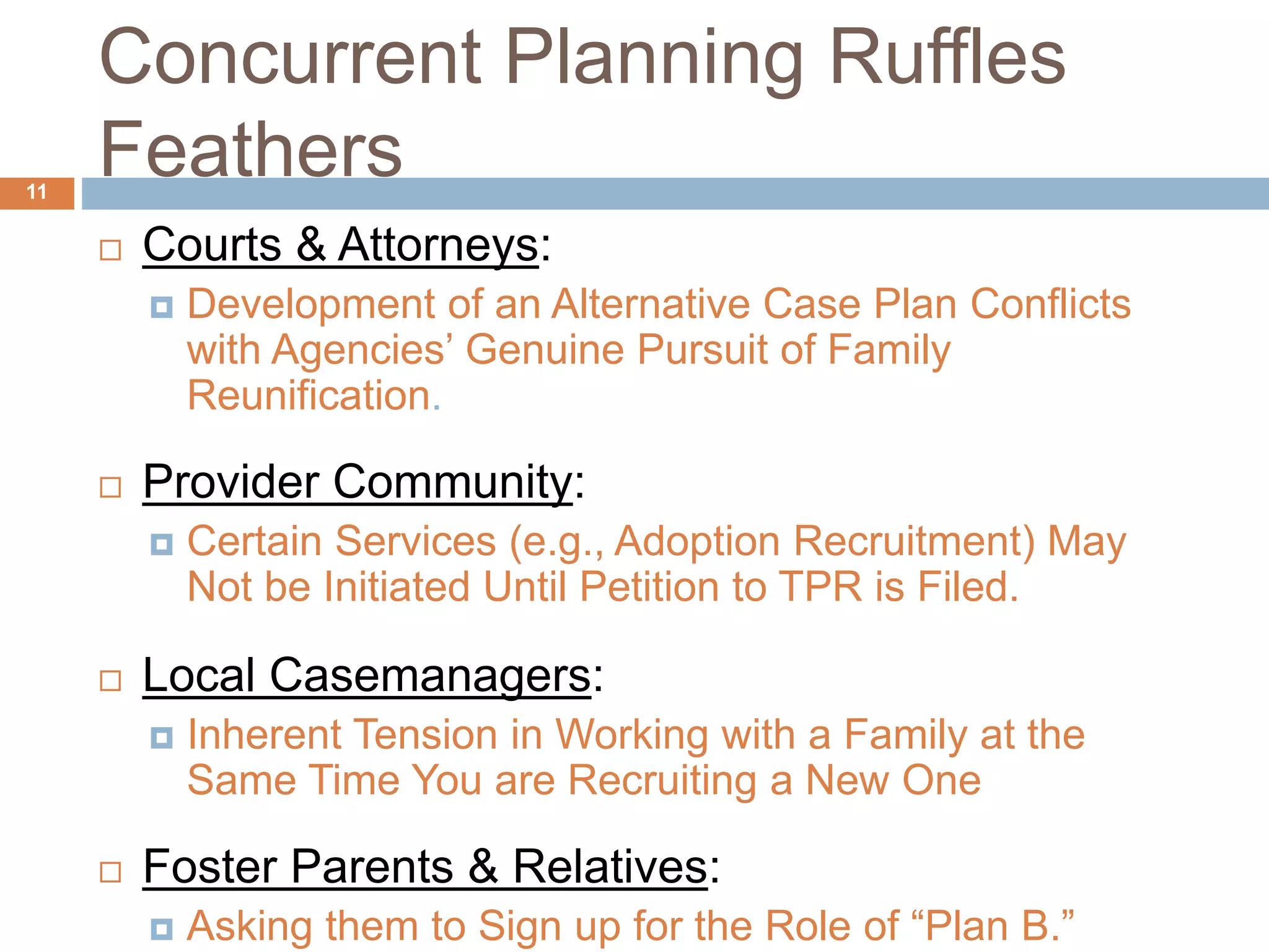 Concurrent Planning | PPTX