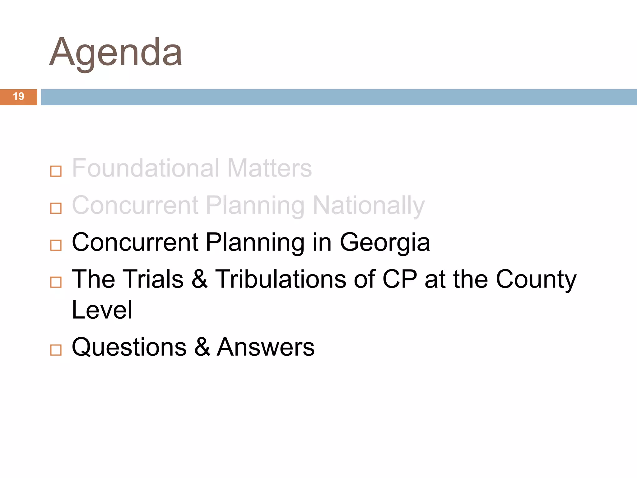 Concurrent Planning | PPT