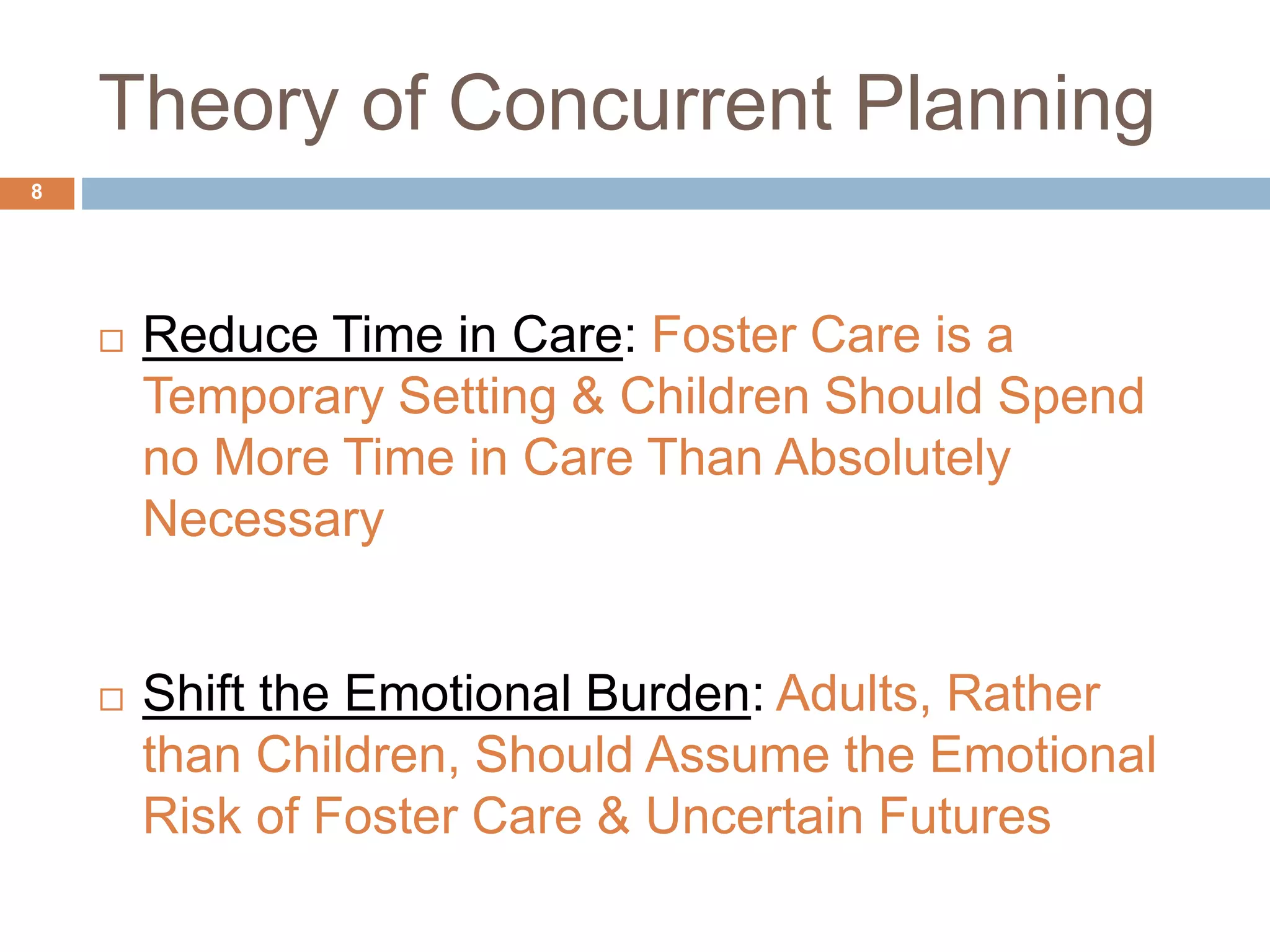Concurrent Planning | PPTX