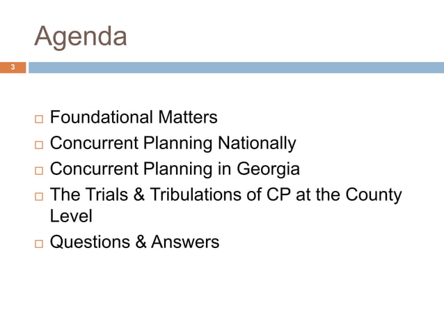 Concurrent Planning | PPT