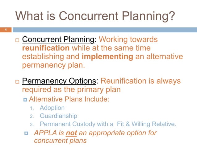 Concurrent Planning | PPT