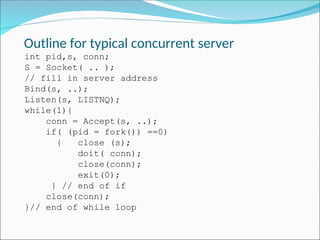 Concurrent Server and Iterative Server (1)-1.ppt
