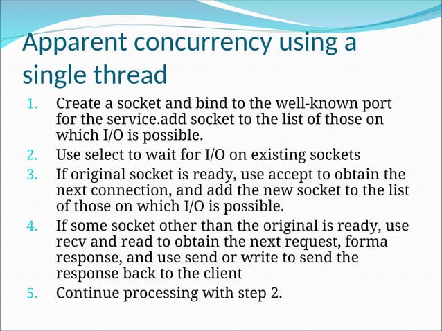 Concurrent Server And Iterative Server 1 1ppt Computer Networking 8930