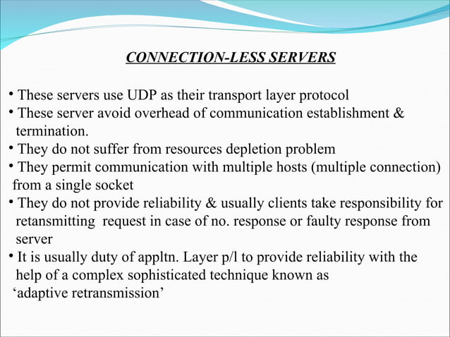 Concurrent Server and Iterative Server (1)-1.ppt | Computer Networking | Computing