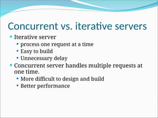 Concurrent Server and Iterative Server (1)-1.ppt