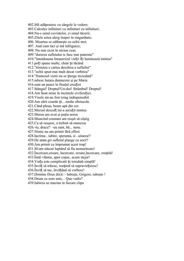 Lista cu toate ''textele'' înscrise în concursul 'Povestea vieții tale în doar șase cuvinte'' | PDF