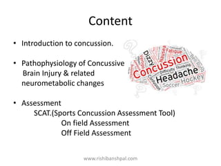 Sports Concussion & Its Assessment | PPT
