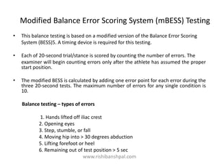 Sports Concussion & Its Assessment | PPT