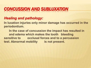 Concussion and subluxation | PPTX
