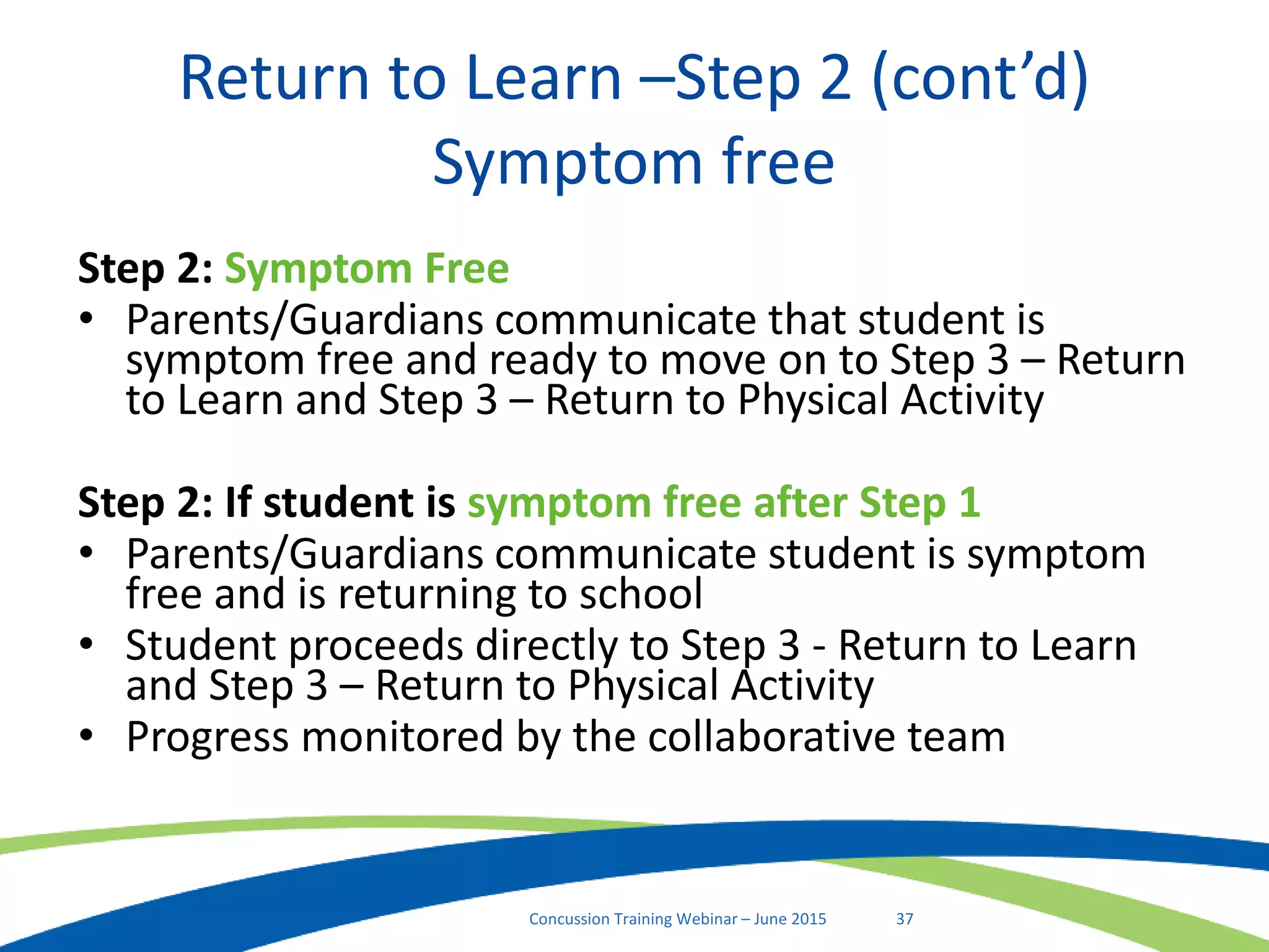 Concussion Identification, Management and Prevention | PPTX