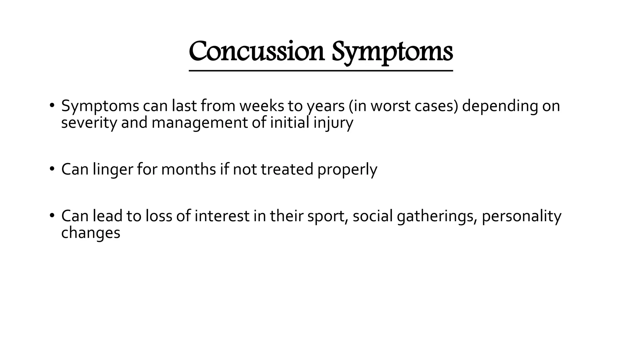 Concussions and Their Impact | PPTX