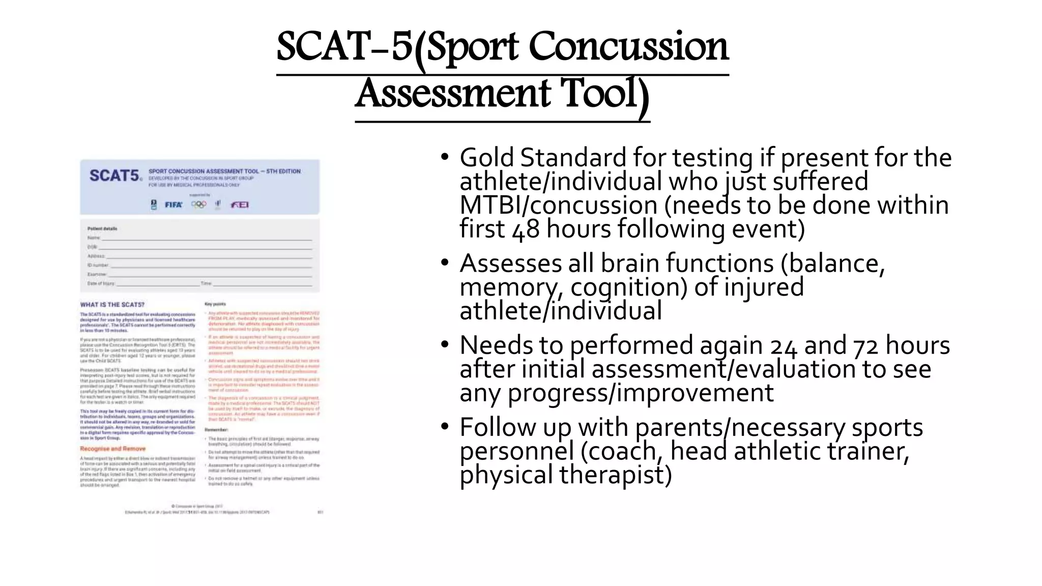 Concussions and Their Impact | PPTX