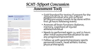 Concussions and Their Impact | PPTX | Death, Injury, or Military ...