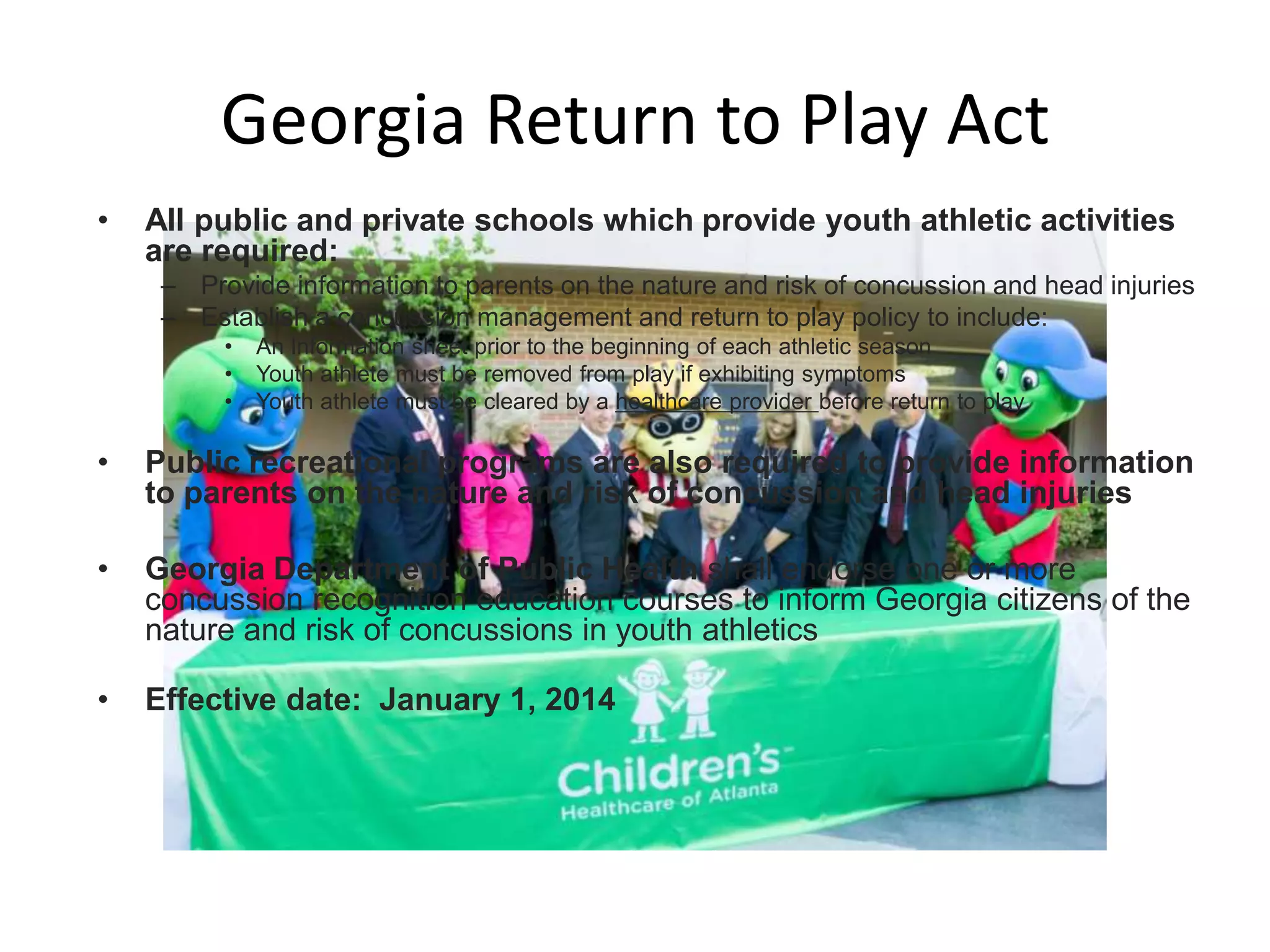 Concussion presentation for gpt dr. popoli’s presentation | PPTX