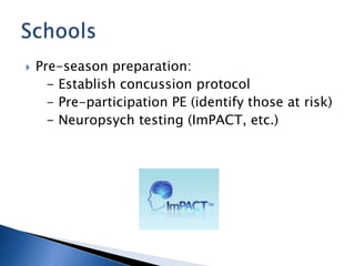 Strategies for Implementation of Regional Comprehensive Concussion ...