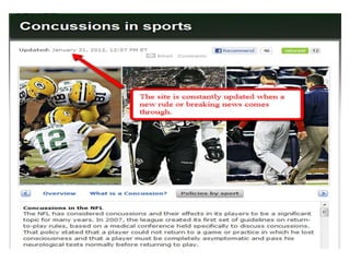Concussions | PPTX