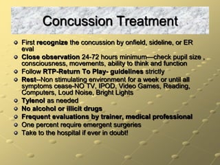 Concussions In Football | PPTX