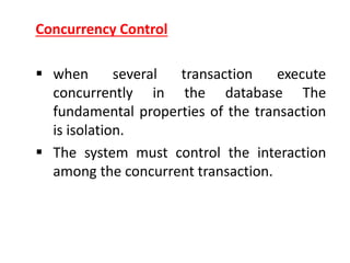 Concurrency of Issues of Distributed Advance Transaction | PPT
