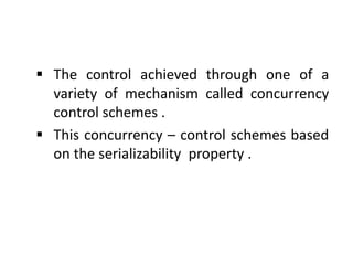 Concurrency of Issues of Distributed Advance Transaction | PPT