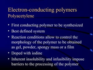 CONDUCTING POLYMERS | PPT