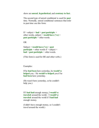 Condational sentences | PDF