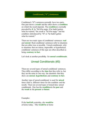 Condational sentences | PDF
