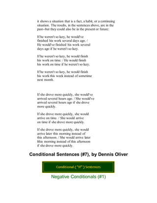 Condational sentences | PDF