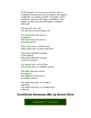 Condational sentences | PDF