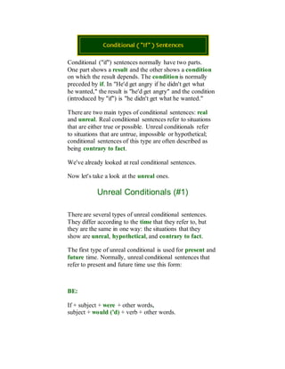 Condational sentences | PDF