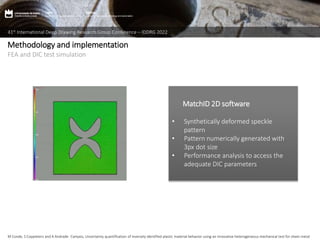 Uncertainty quantification of inversely identified plastic material ...