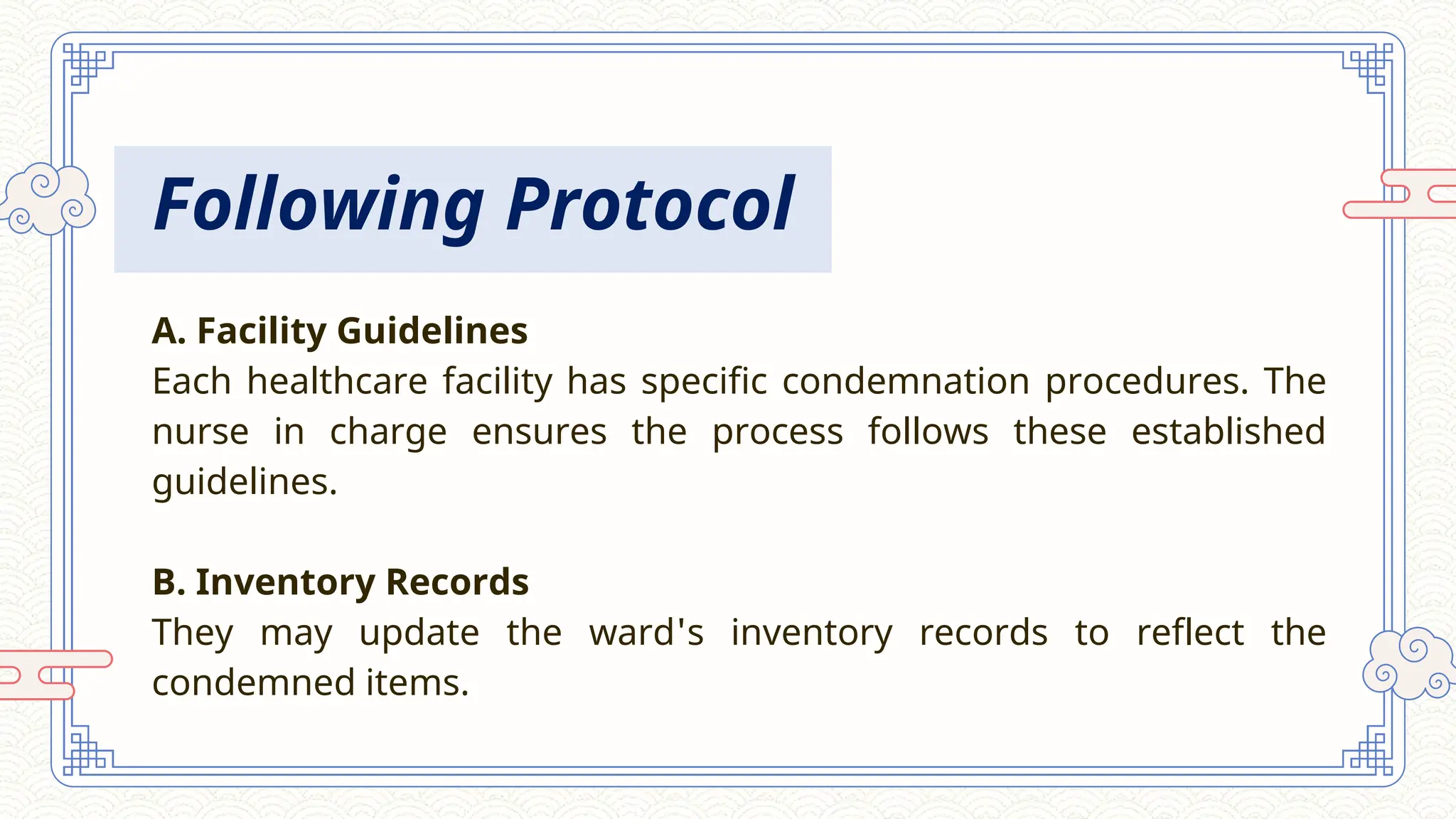 CONDEMNATION OF EQUIPEMENTS IN MANAGEMENT .pptx