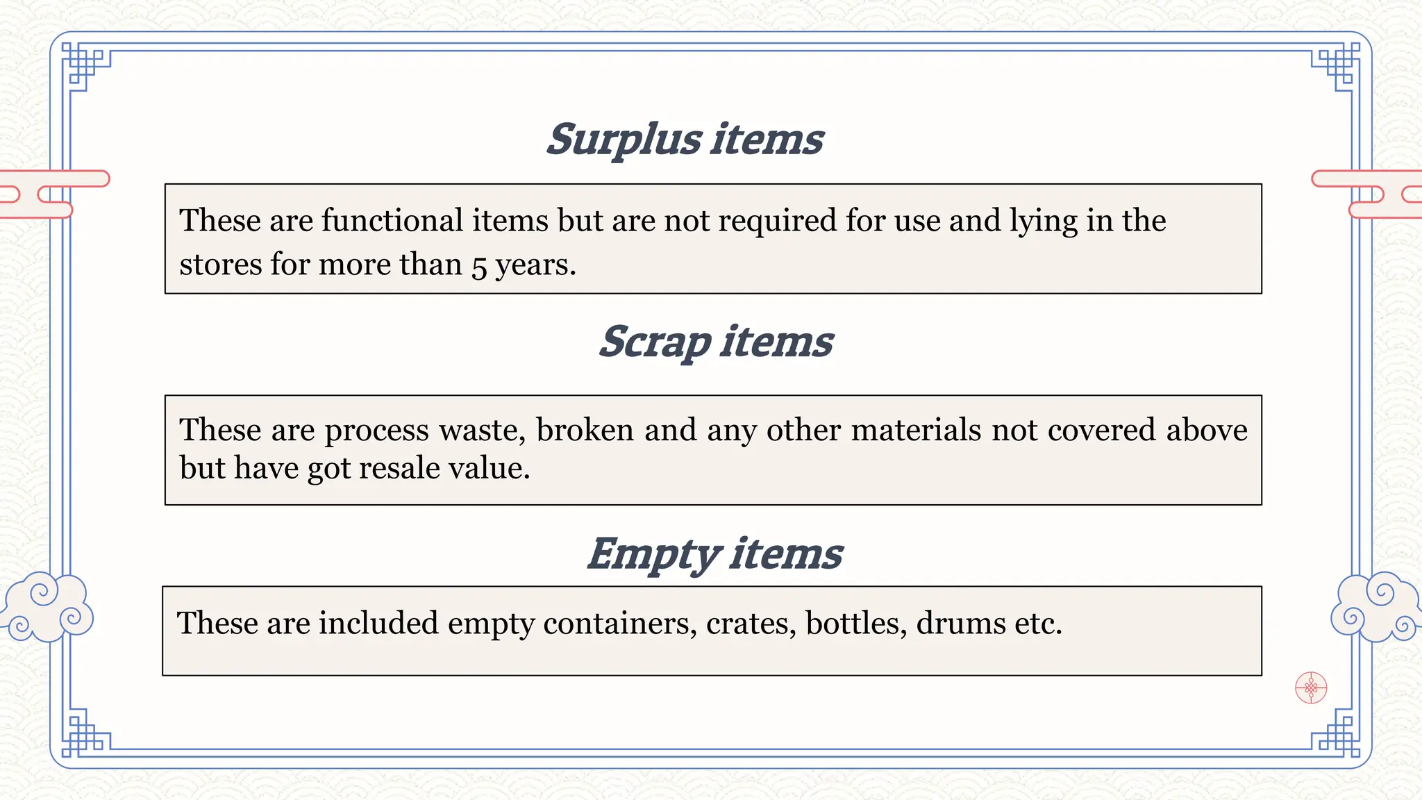 condemnation is a process disposed of unused material | PPTX
