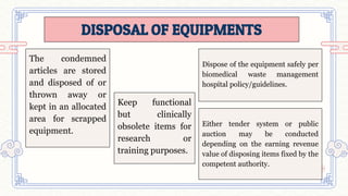 condemnation is a process disposed of unused material | PPTX
