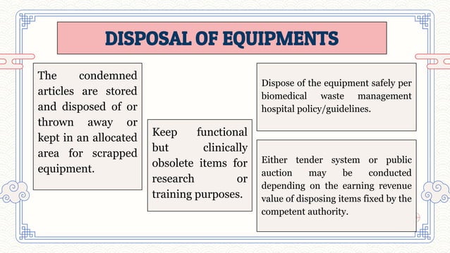 condemnation is a process disposed of unused material | PPTX