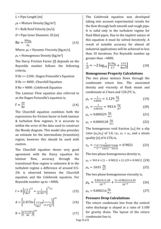 Flash Steam and Steam Condensates in Return Lines | PDF