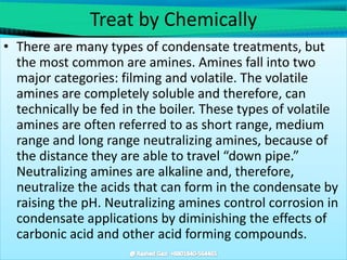 Condensate water treatment presentation | PDF