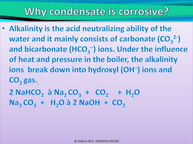Condensate water treatment presentation | PDF