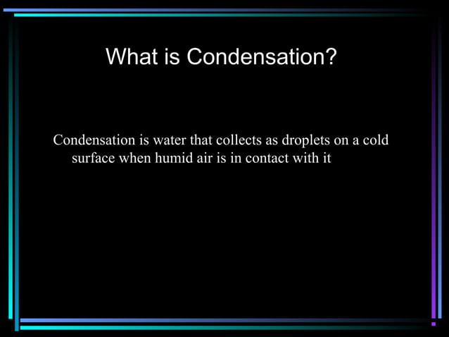 Condensation | PPT