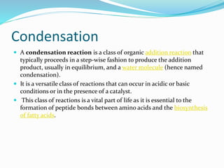 Condensation | PPTX | Chemistry | Science