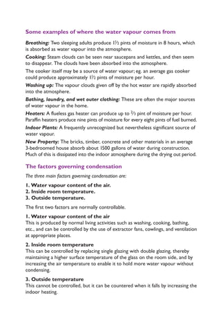 Condensation guide by brighter home solution | PDF
